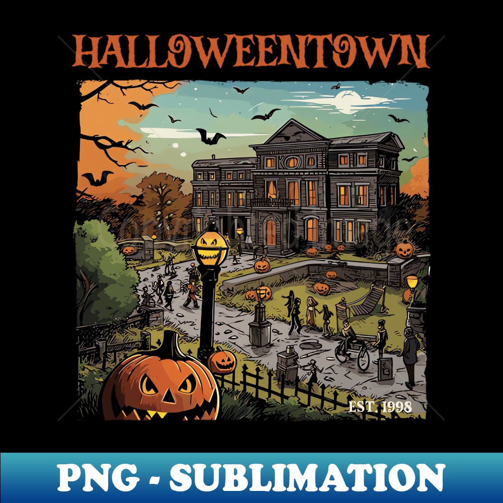 Halloween - Halloweentown - PNG Transparent Digital Download | Inspire ...