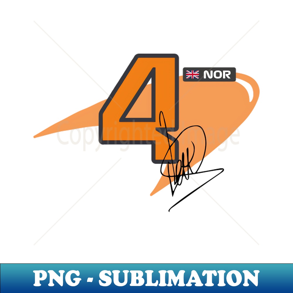 Formula 1 - Lando Norris Number - Instant Sublimation Digita - Inspire ...