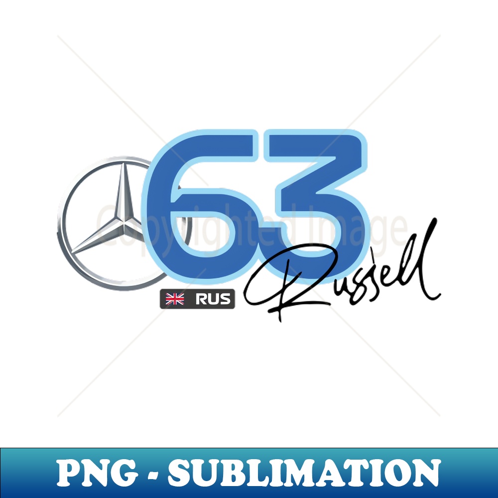 Formula 1 - George Russell Number - High-Quality PNG Sublima | Inspire ...
