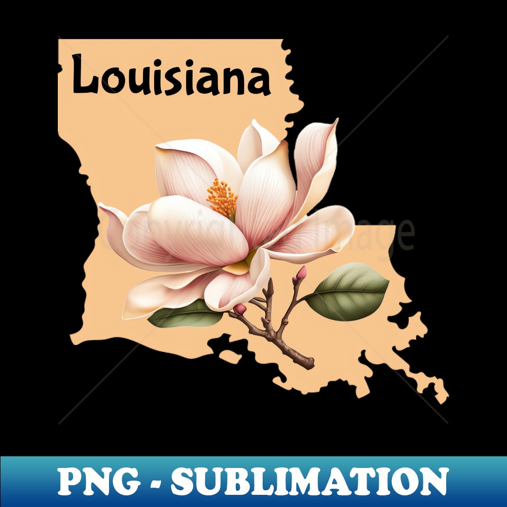Louisiana Magnolia State Flower - Artistic Sublimation Digit | Inspire ...