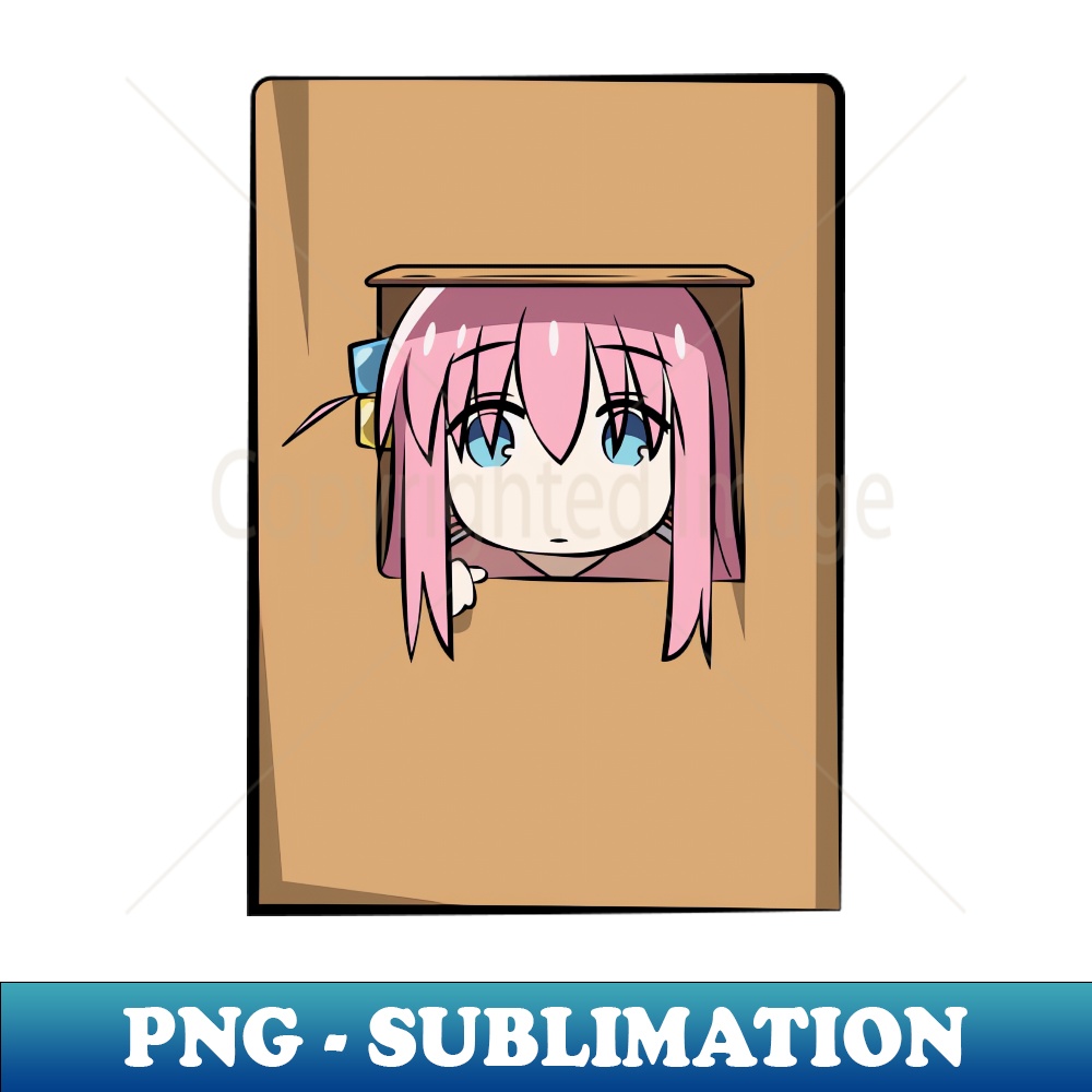 BOCCHI THE ROCK BOCCHI BOX - Vintage Sublimation PNG Downloa | Inspire ...