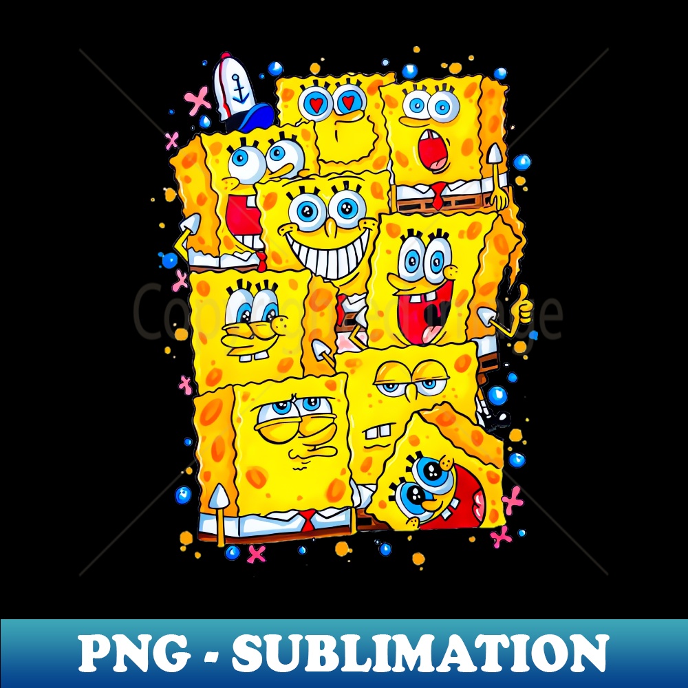 SpongeBob Clones - Digital Sublimation Download File - Unlea | Inspire ...