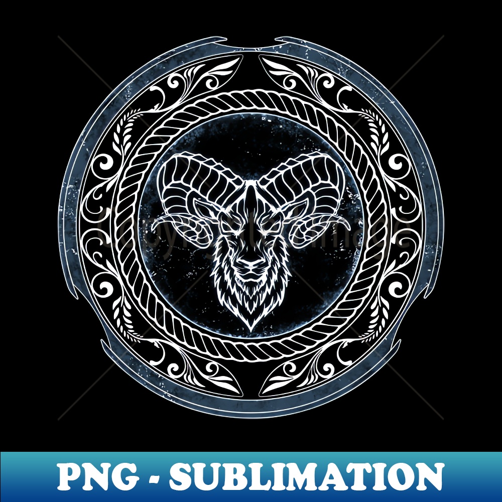 Viking Celtic Ram Aries Zodiac - Elegant Sublimation PNG Dow | Inspire ...
