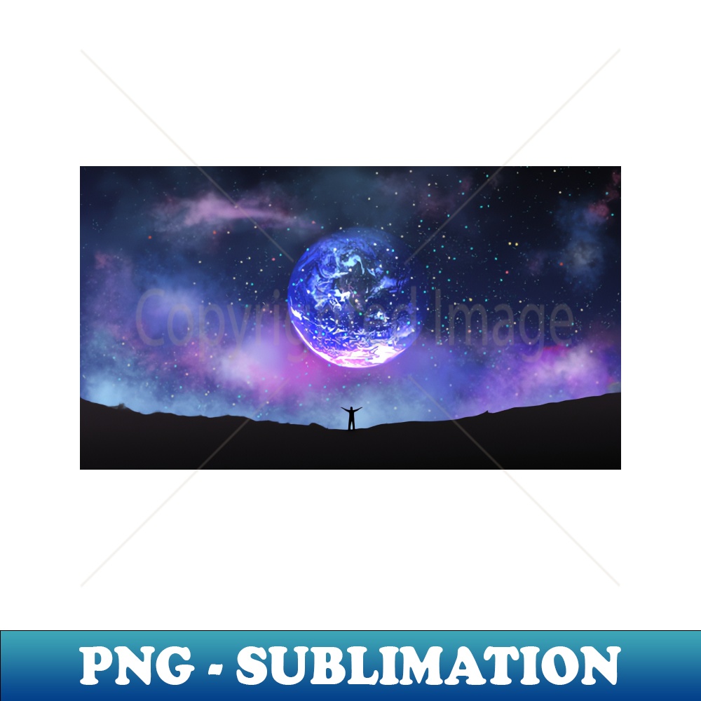 Fantasy Planet - High-Resolution PNG Sublimation File - Revo - Inspire ...