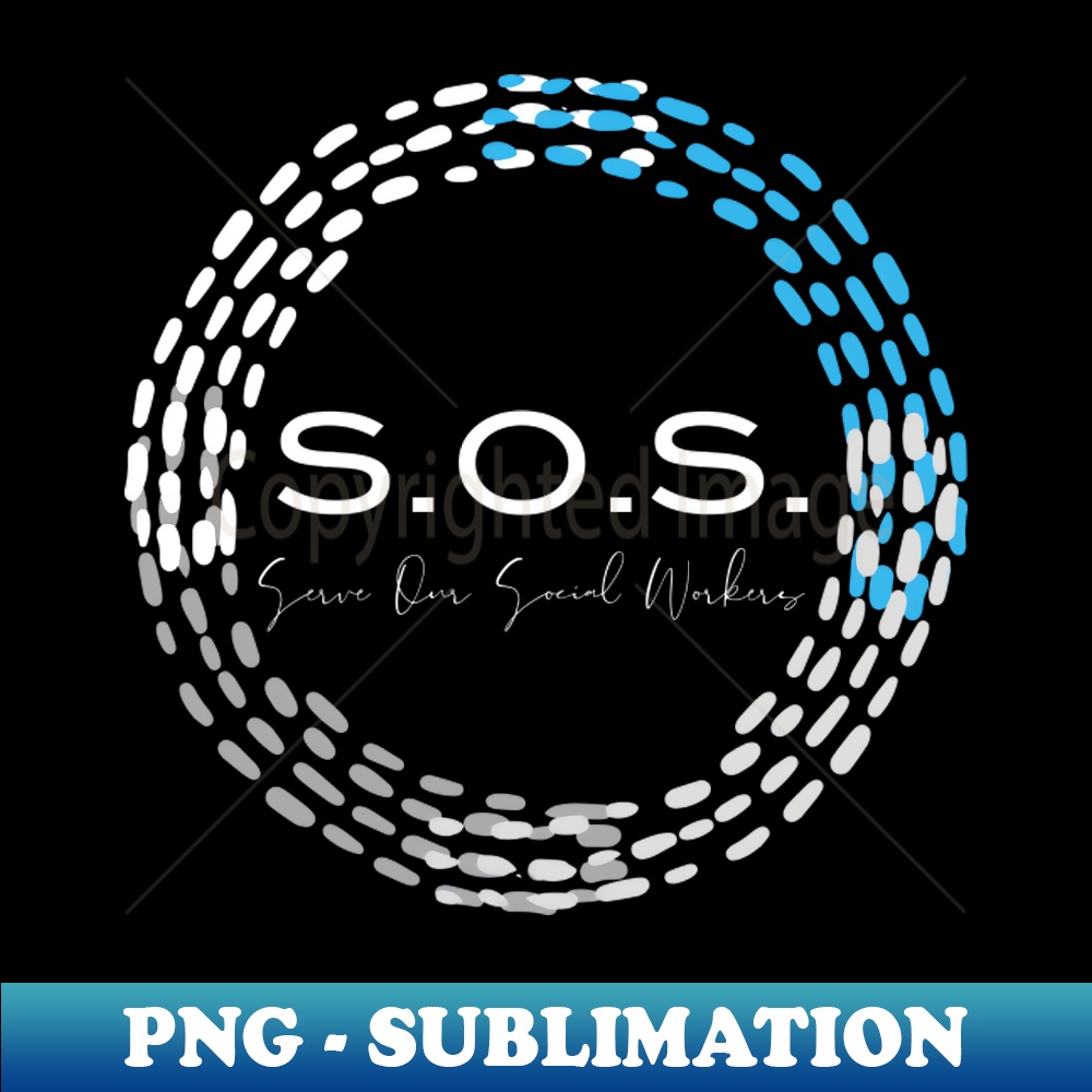 SOS White - Vintage Sublimation PNG Download - Defying the N - Inspire ...