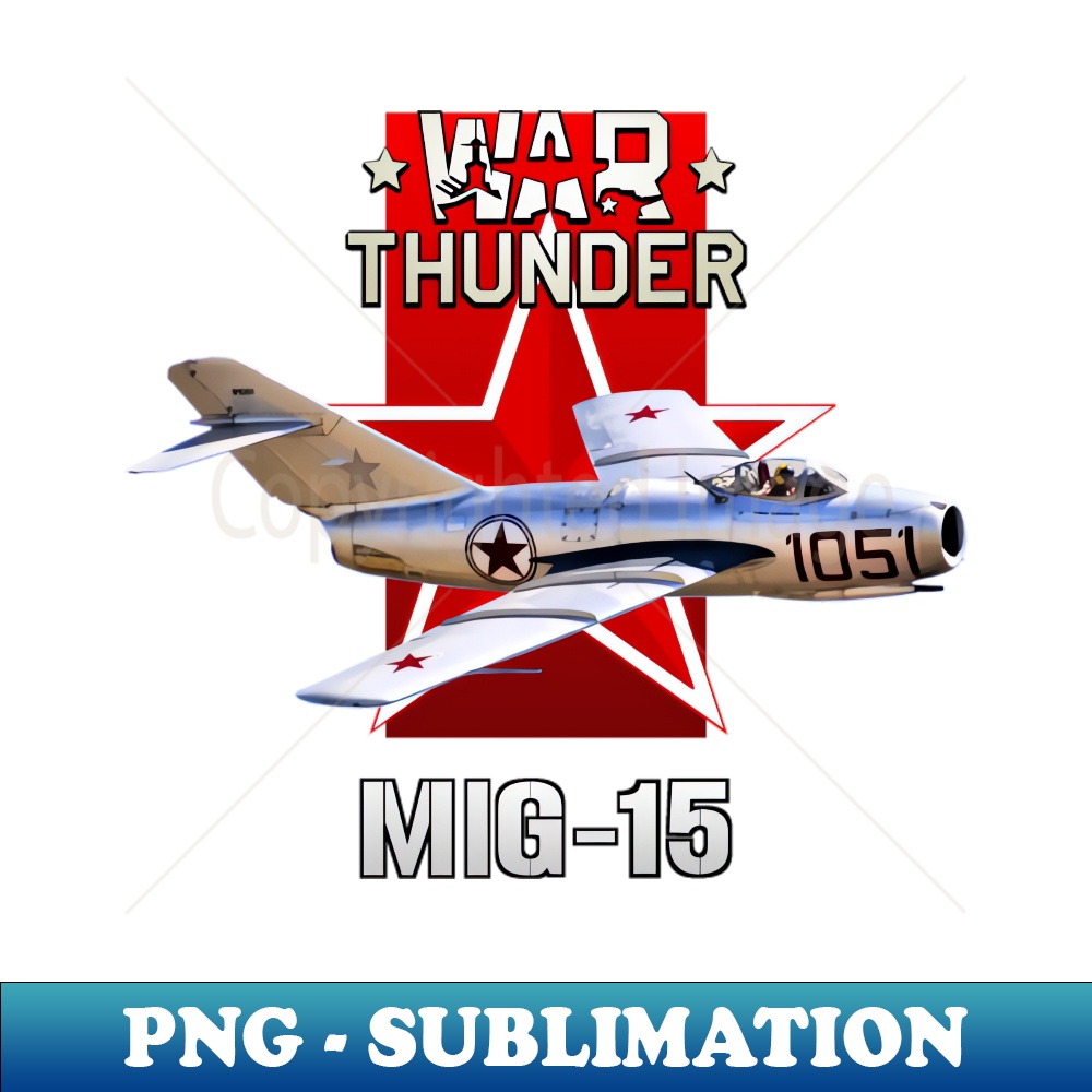 Mikoyan-Gurevich MiG-15 - Exclusive Sublimation Digital File | Inspire ...