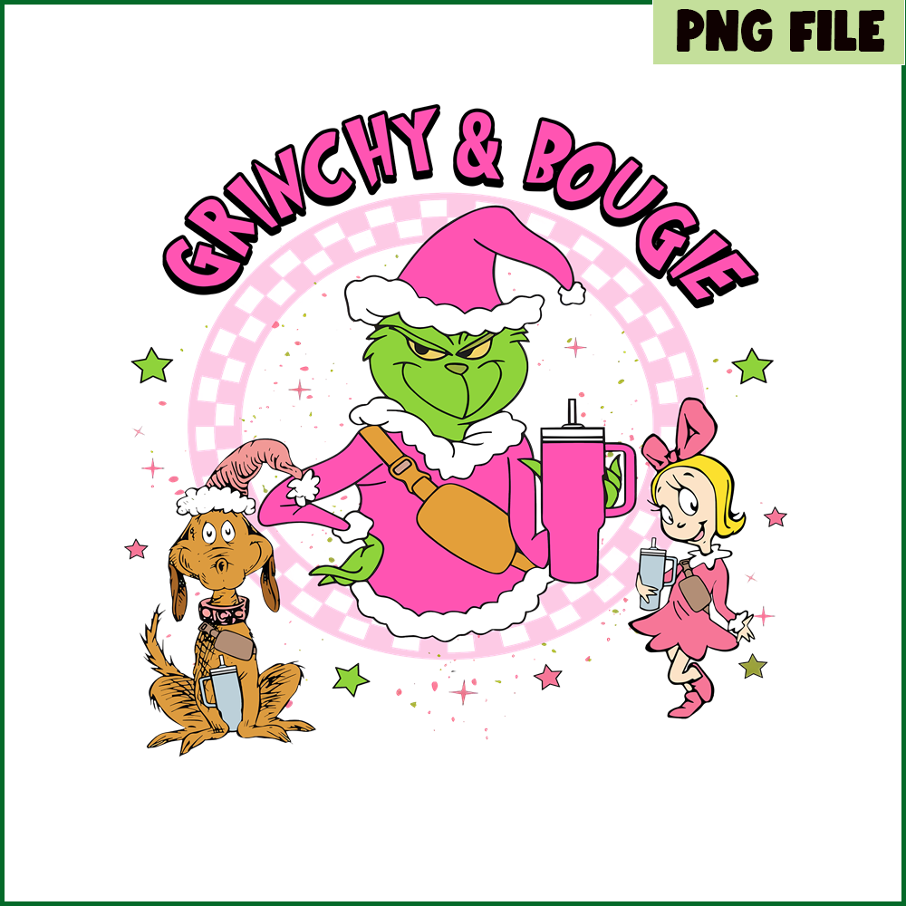 Grinchy And Bougie PNG, Christmas Tree PNG, Grinch Era PNG - Inspire Uplift