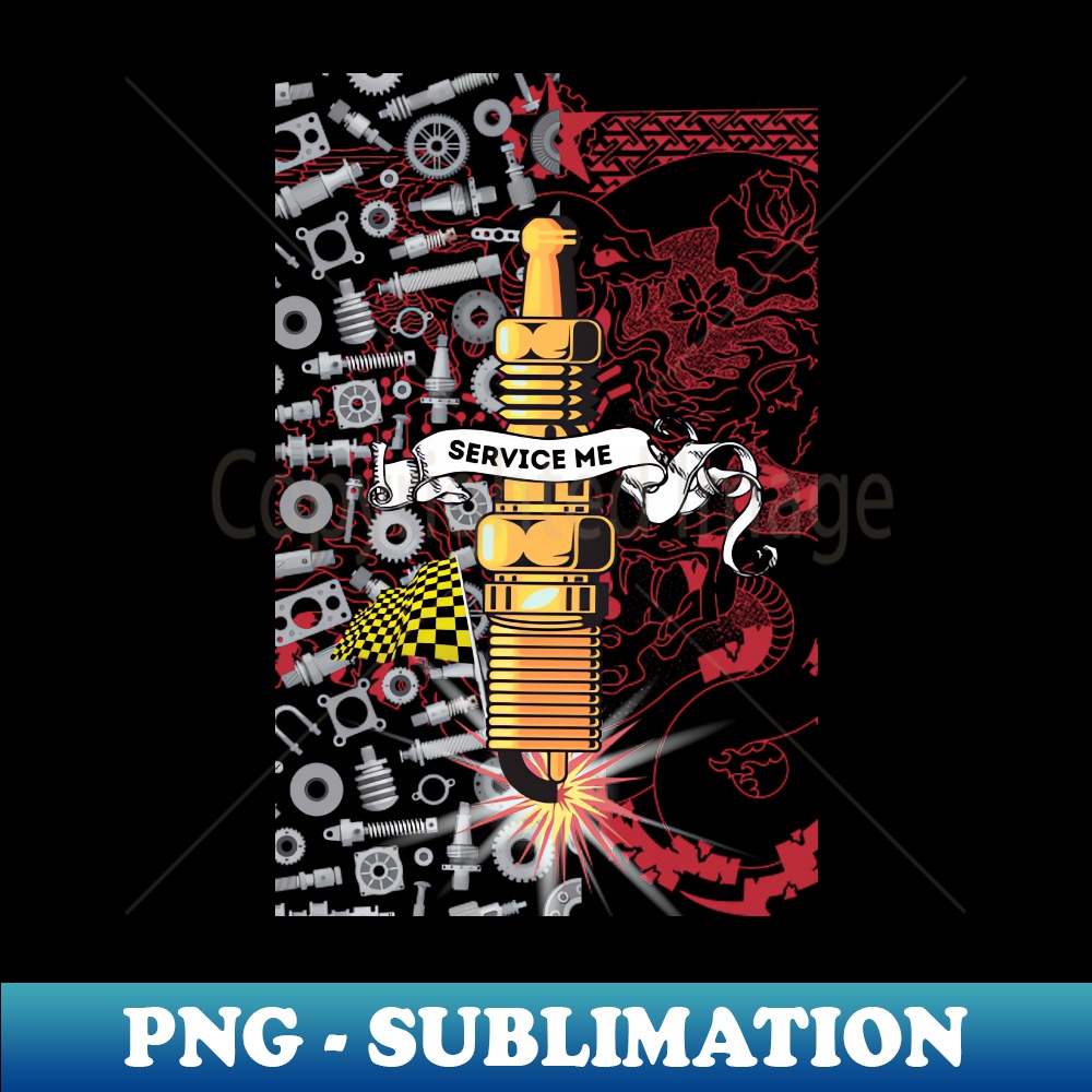 service me spark plug - Aesthetic Sublimation Digital File - | Inspire ...