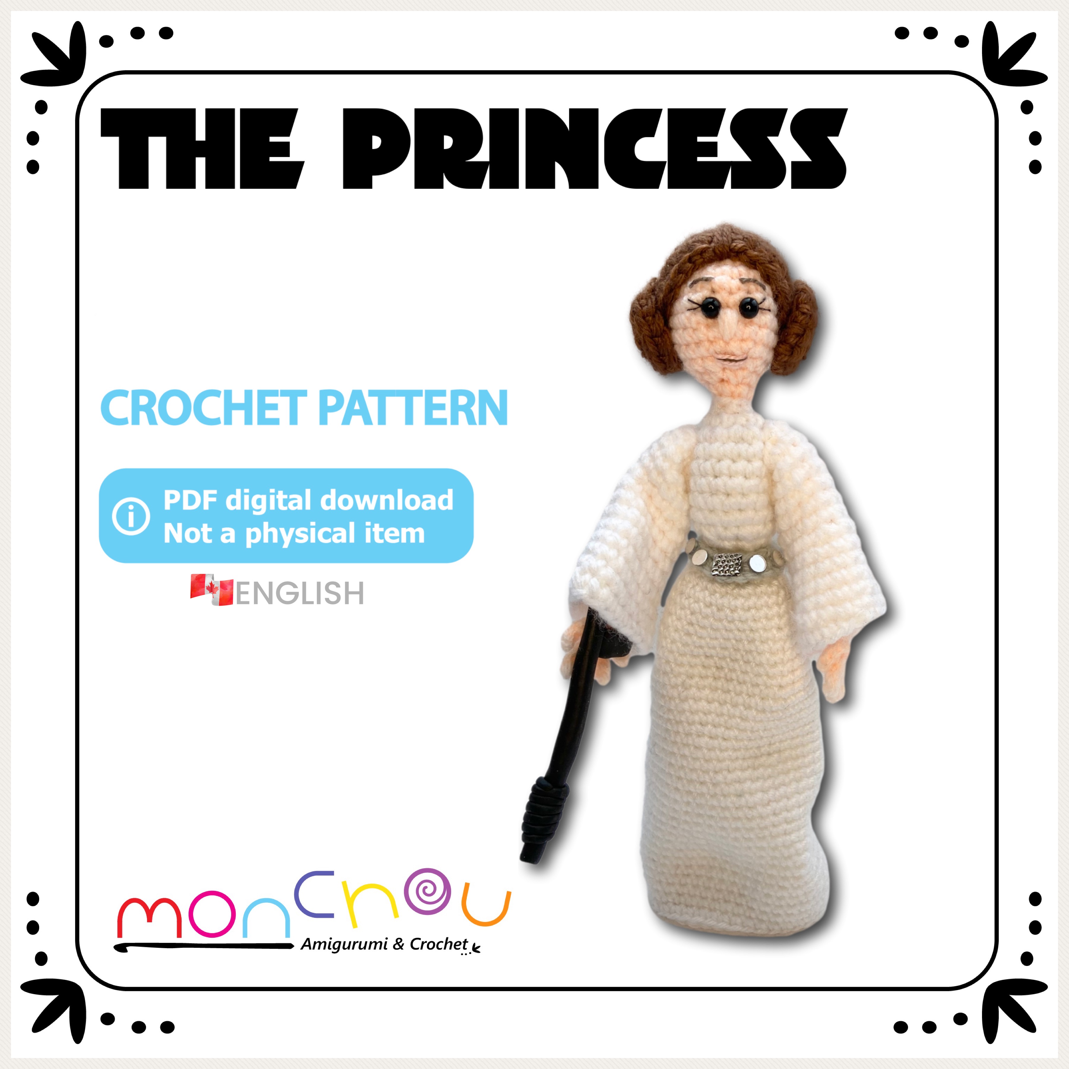 The Princess Crochet Pattern - Inspire Uplift