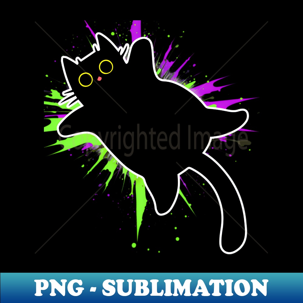 Funky Paint Explosion by Black Cat - High-Resolution PNG Sub | Inspire ...