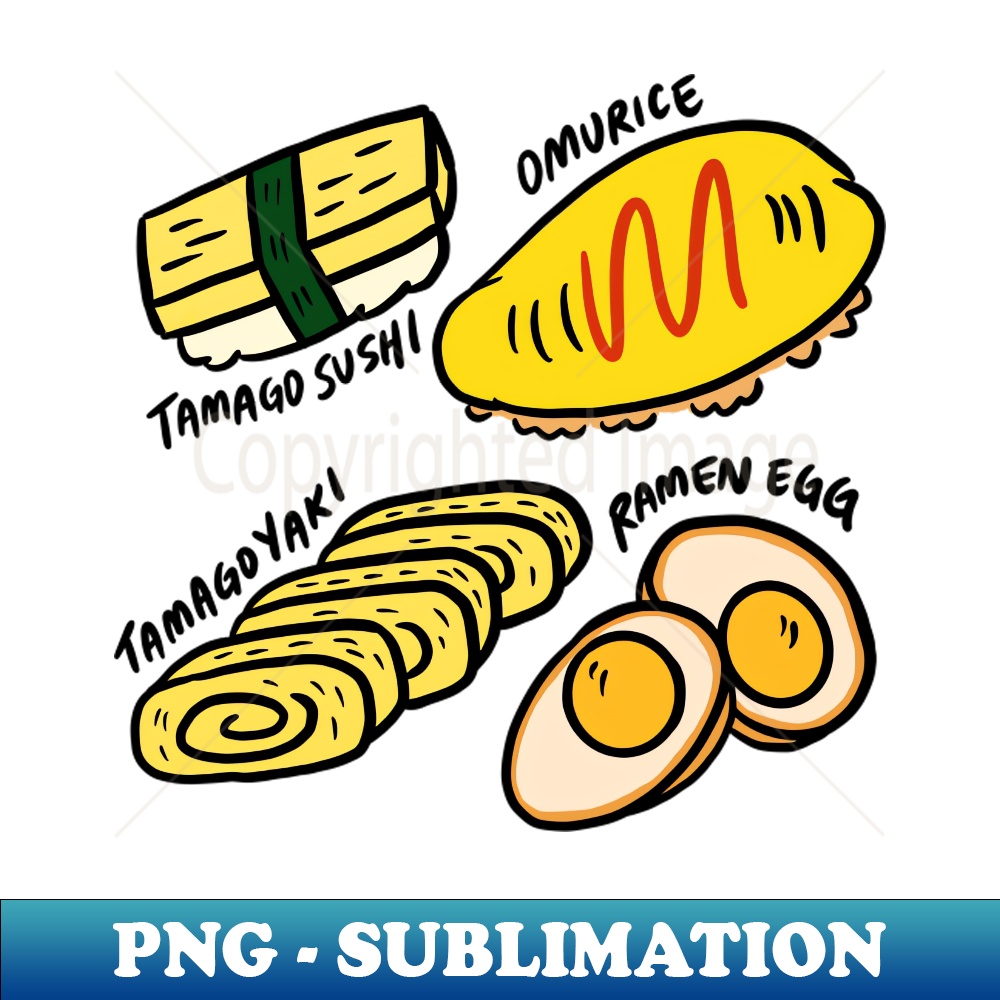 Japanese Styles of Egg - Artistic Sublimation Digital File - | Inspire ...