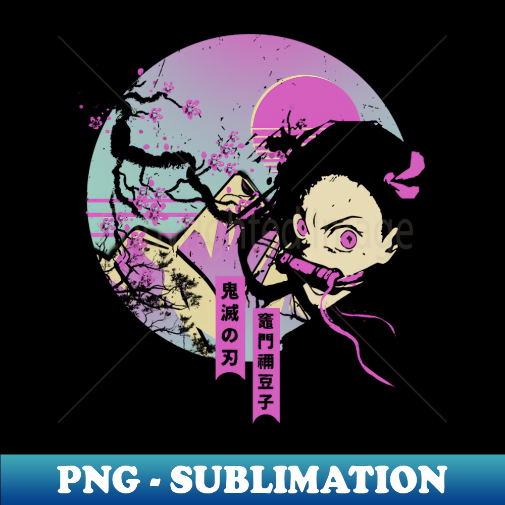 Nezuko - High-Resolution PNG Sublimation File - Unleash Your | Inspire ...