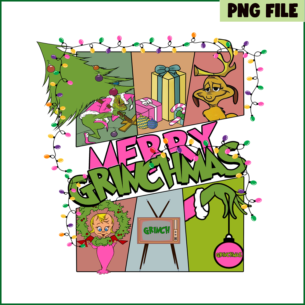 Merry Grinchmas PNG, Christmas Tree PNG, Grinch Tis The Seas | Inspire ...