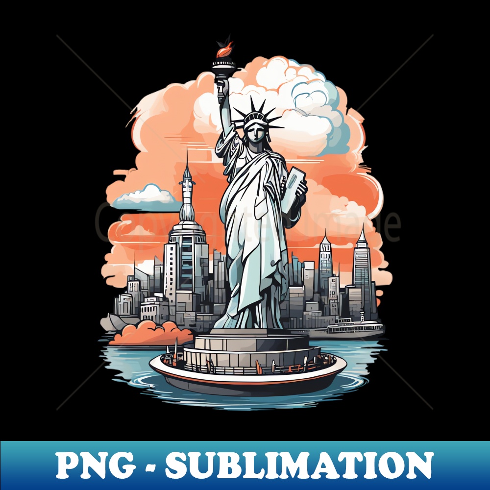 Statue of Liberty - Exclusive Sublimation Digital File - Per | Inspire ...