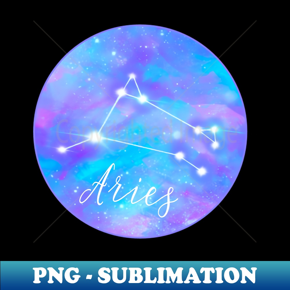 Aries zodiac sign Aries constellation on galaxy sky - Trendy | Inspire ...