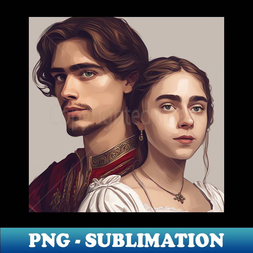 The eternal lovers Romeo and Juliet - Exclusive PNG Sublimat - Inspire ...