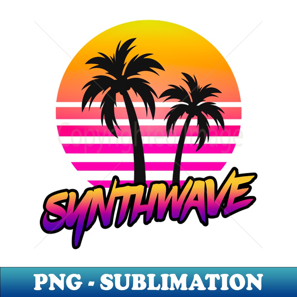Synthwave 80s Music Fan Synth Wave Gift - Professional Subli | Inspire ...