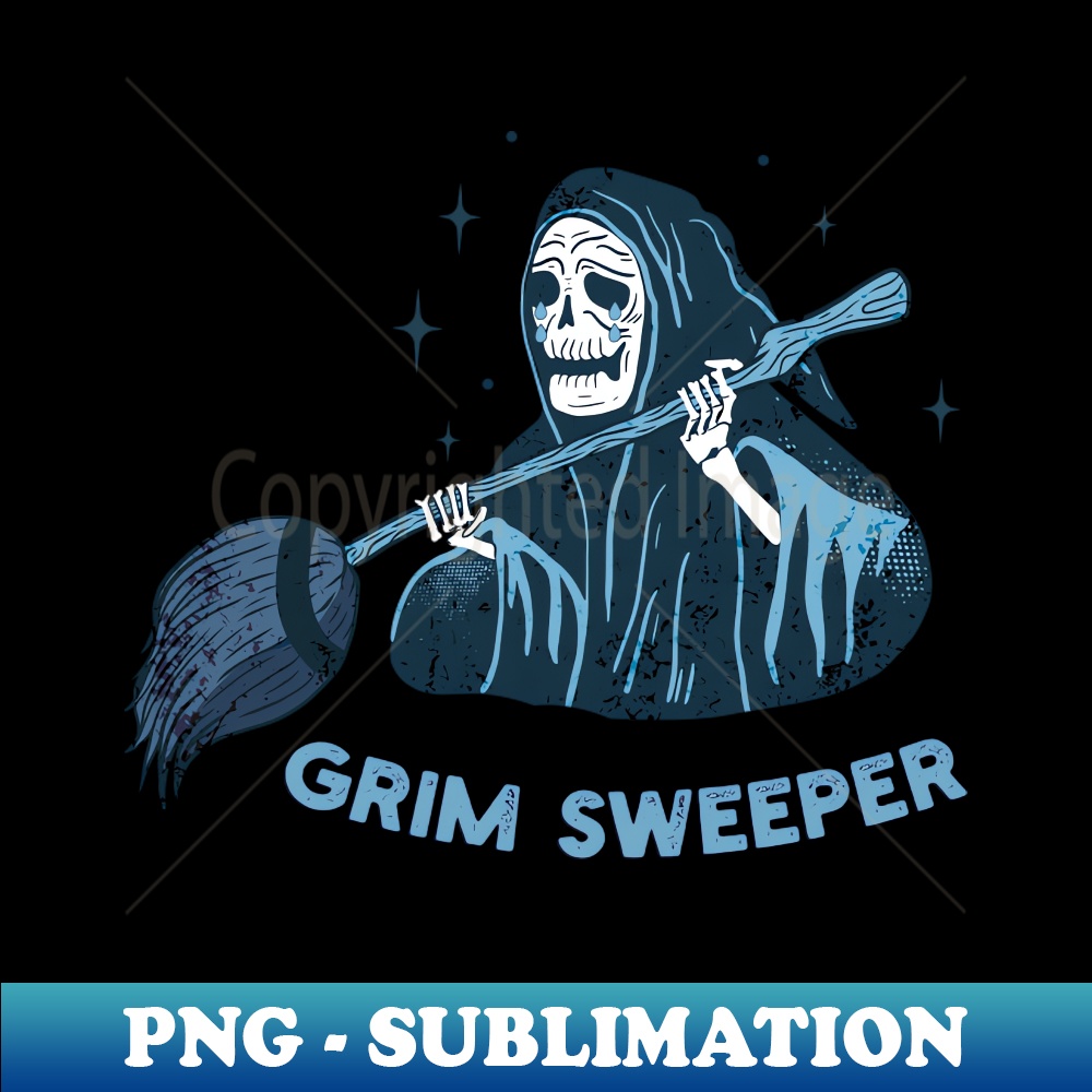 Grim Sweeper Funny Misspelled Text - PNG Transparent Sublima - Inspire ...