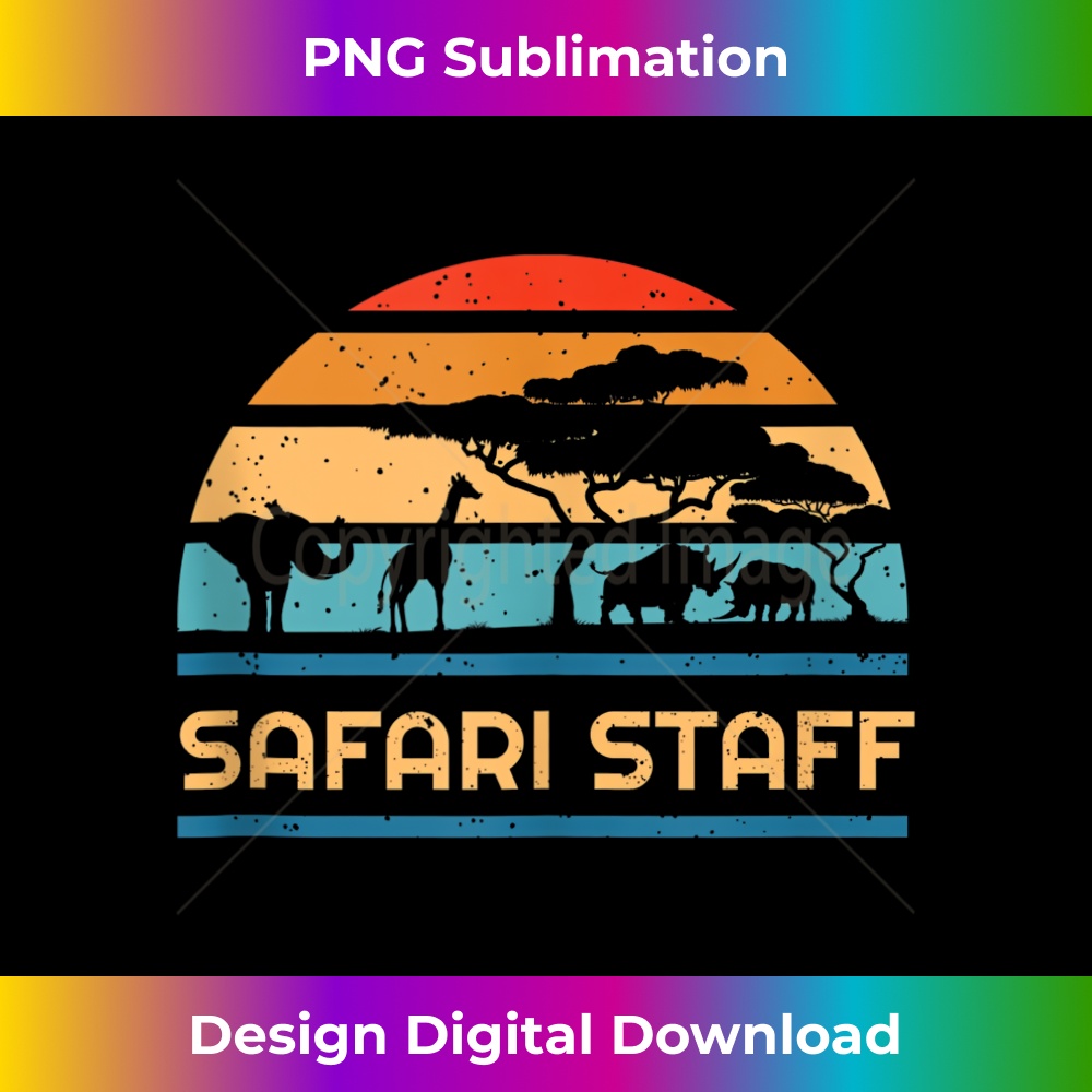 Safari Staff Jungle Themed Tank Top - Luxe Sublimation PNG D | Inspire ...