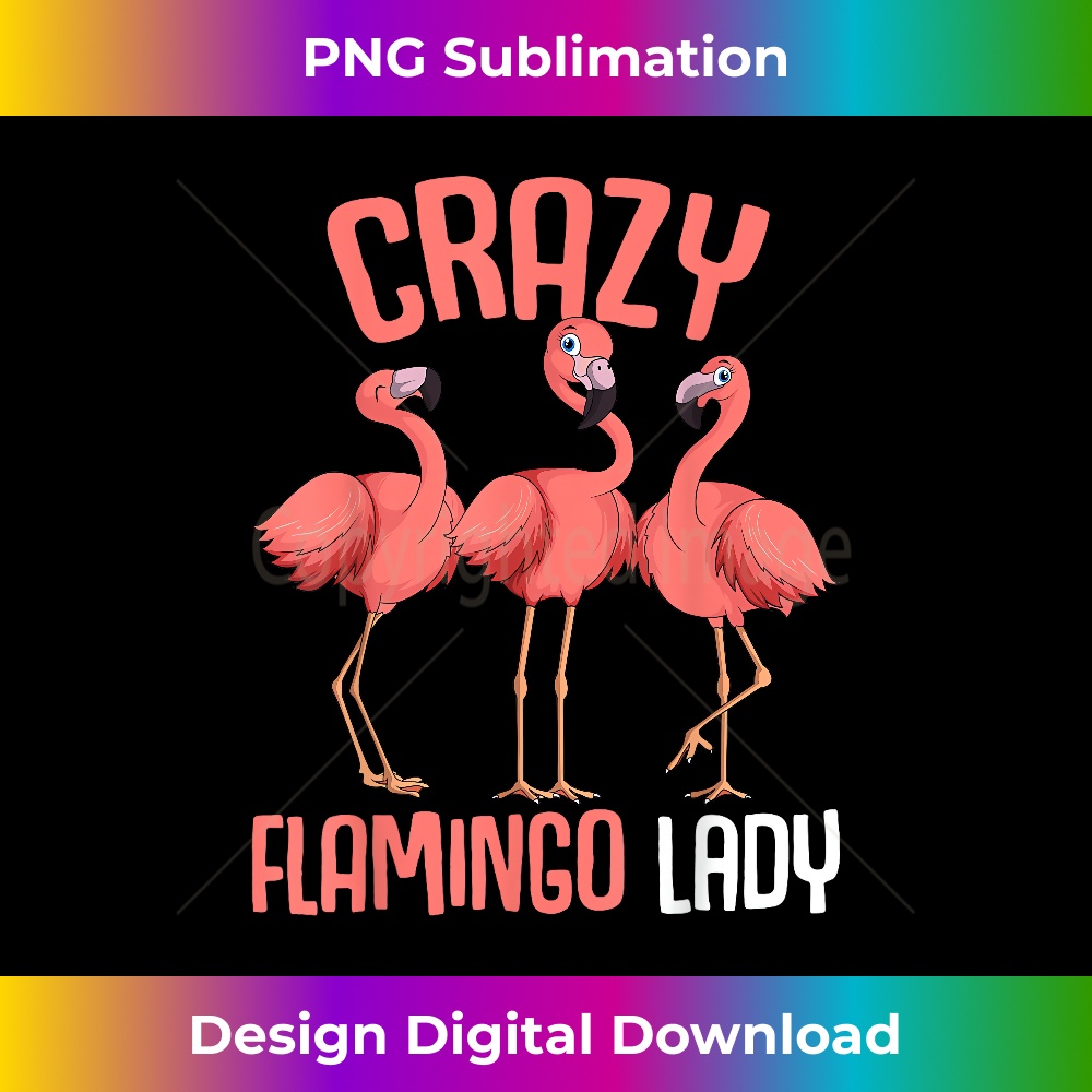 Crazy Flamingo Lady Women Girls - Urban Sublimation PNG Desi | Inspire ...