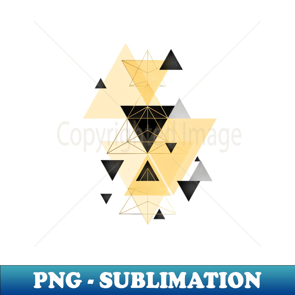 Yellow Geo - PNG Transparent Sublimation Design - Bold & Eye | Inspire ...
