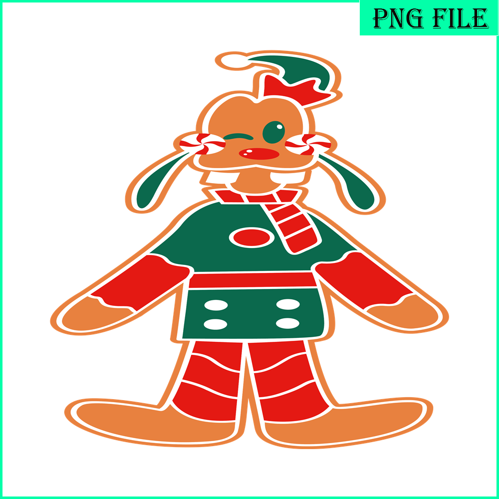 Goofy Gingerbread SVG PNG DXF EPS JPG | Inspire Uplift