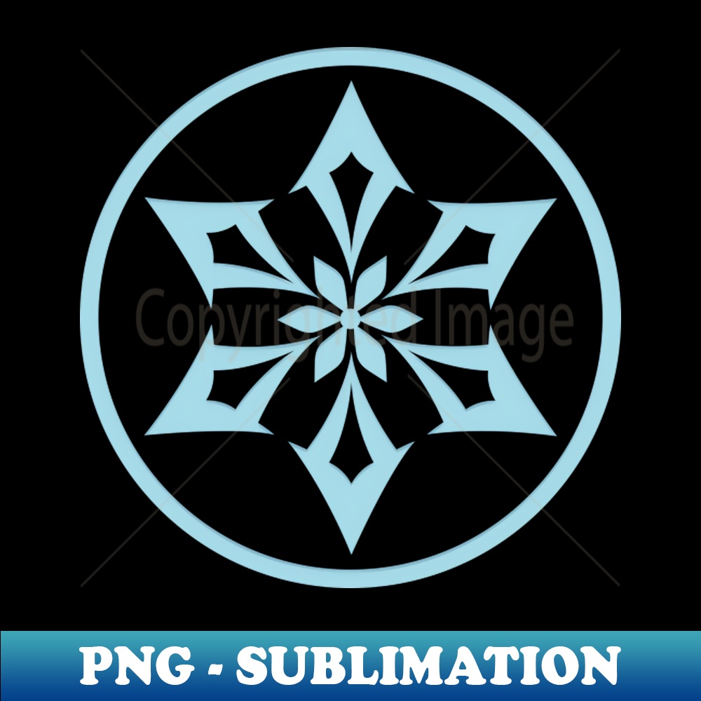Cryo Element 3D Effect Genshin Impact - Unique Sublimation | Inspire Uplift