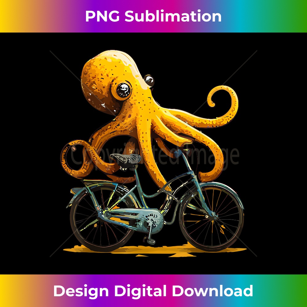 Octopus On A Bike Graphic For Cycologist's Boys Girls Kids - | Inspire ...