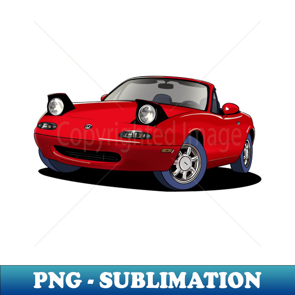 MX-5 Mazda Miata MK1 in red - PNG Sublimation Digital Downlo | Inspire ...