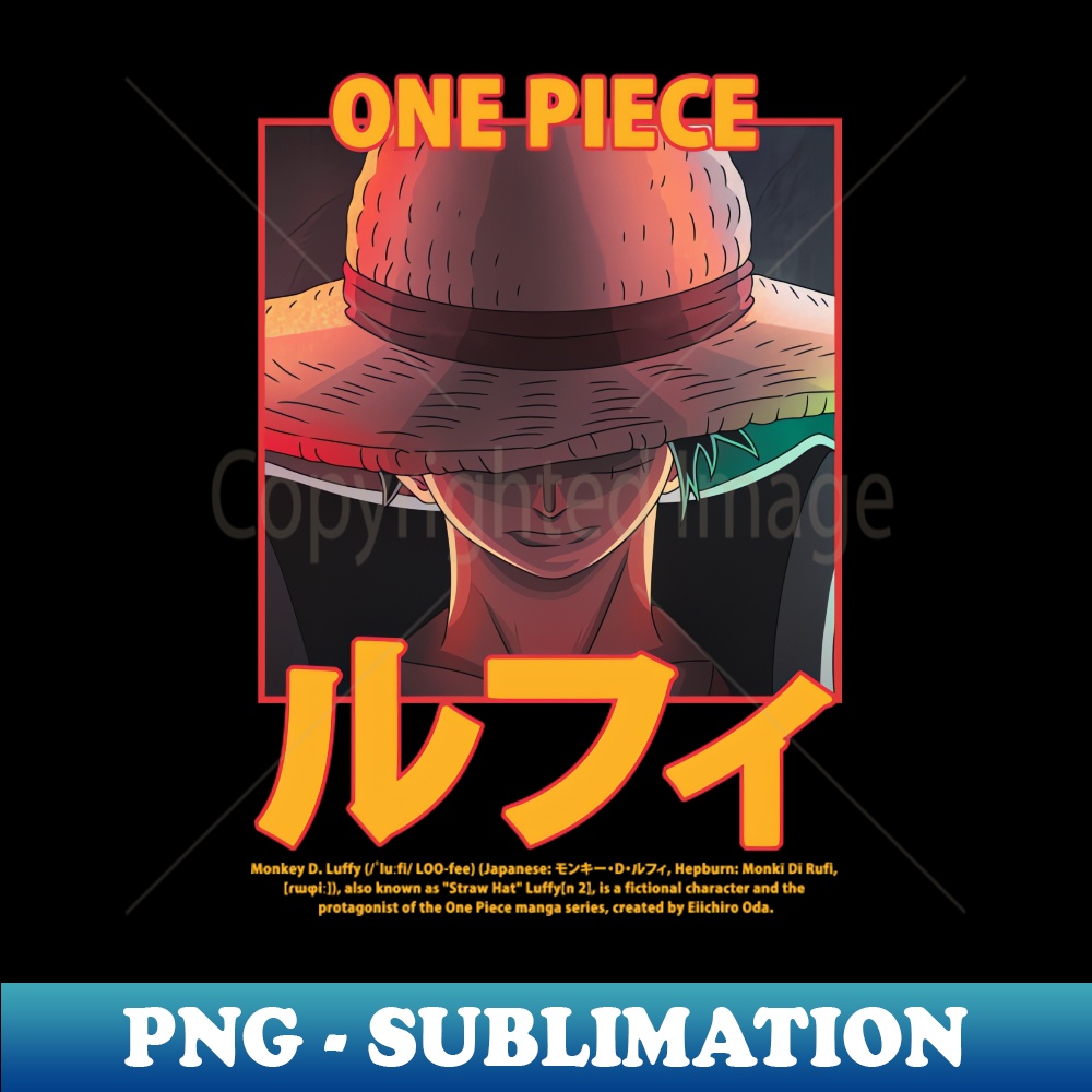 monkey d luffy - Signature Sublimation PNG File - Fashionabl | Inspire ...