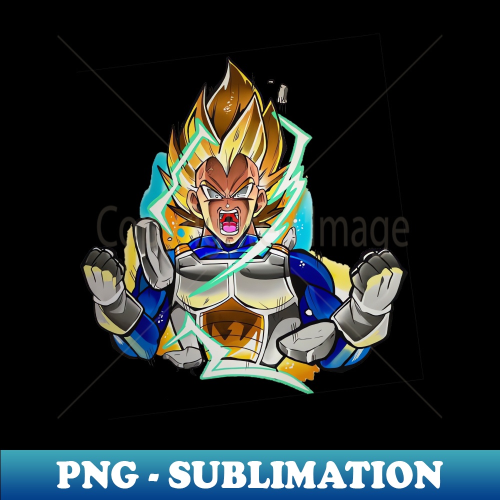 vegeta - Artistic Sublimation Digital File - Boost Your Succ | Inspire ...