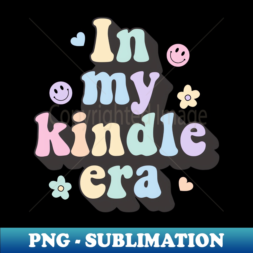 In My Kindle Era Bookish Aesthetic Groovy Retro For Kindle R | Inspire ...