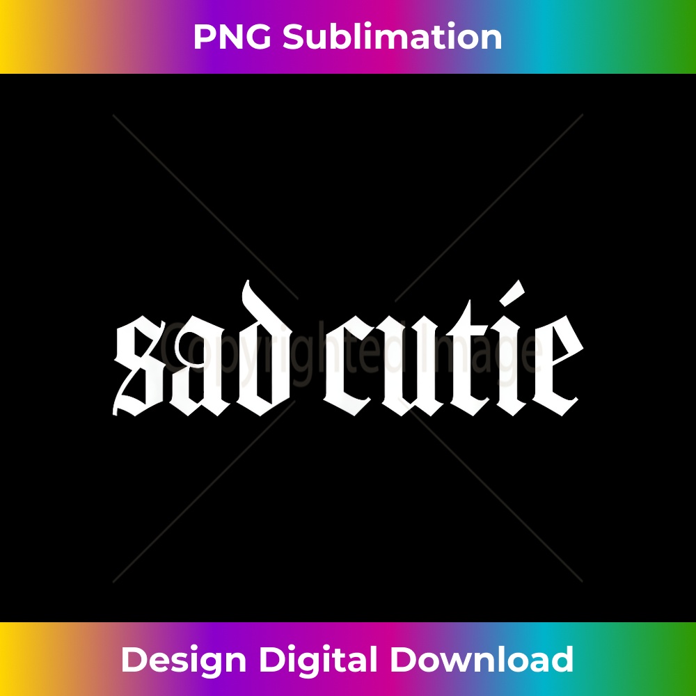 Sad Cutie Fierce Font Graphic Punk Grunge Goth Shirt - Edgy | Inspire ...