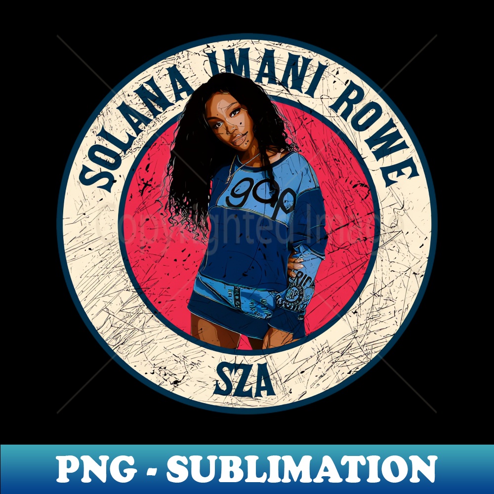 Retro Style Fan Art Design SZA Solana Imane Rowe - Creative | Inspire ...