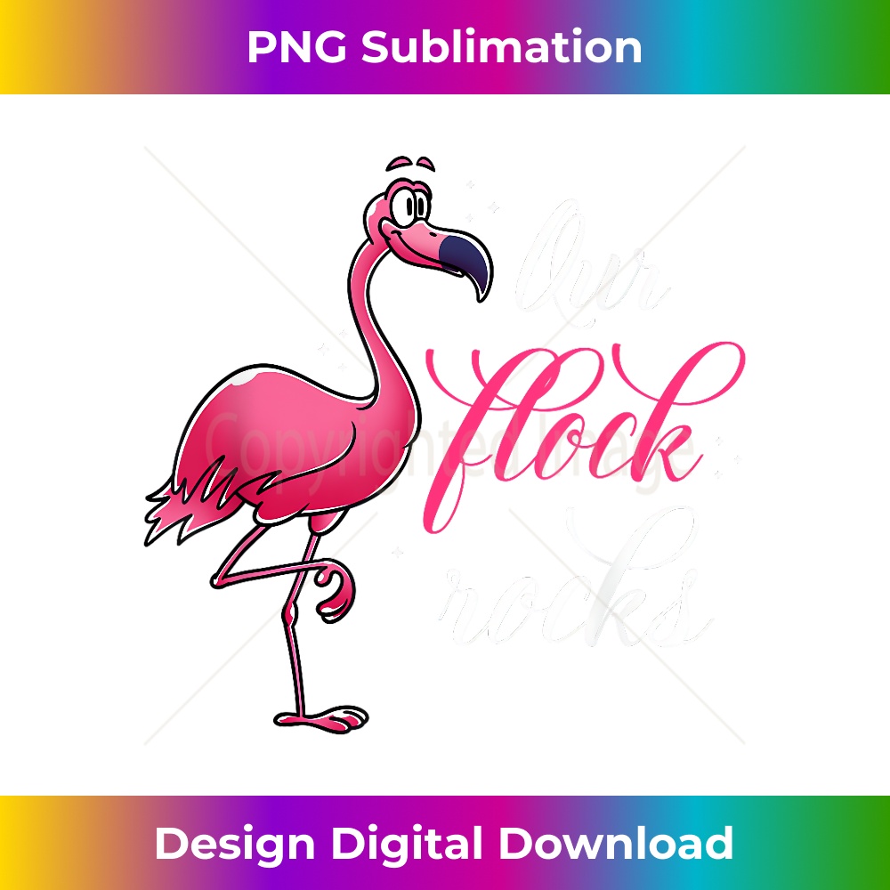 Our Flock Rocks Flamingo - Minimalist Sublimation Digital Fi | Inspire ...