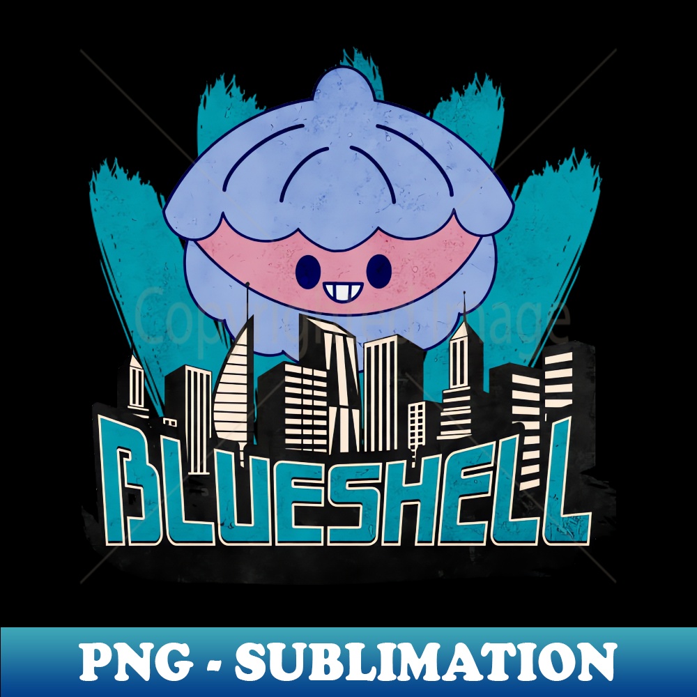 Blueshell Kawaii Cute Clam Epic Funny Apocalyptic Monster At | Inspire ...