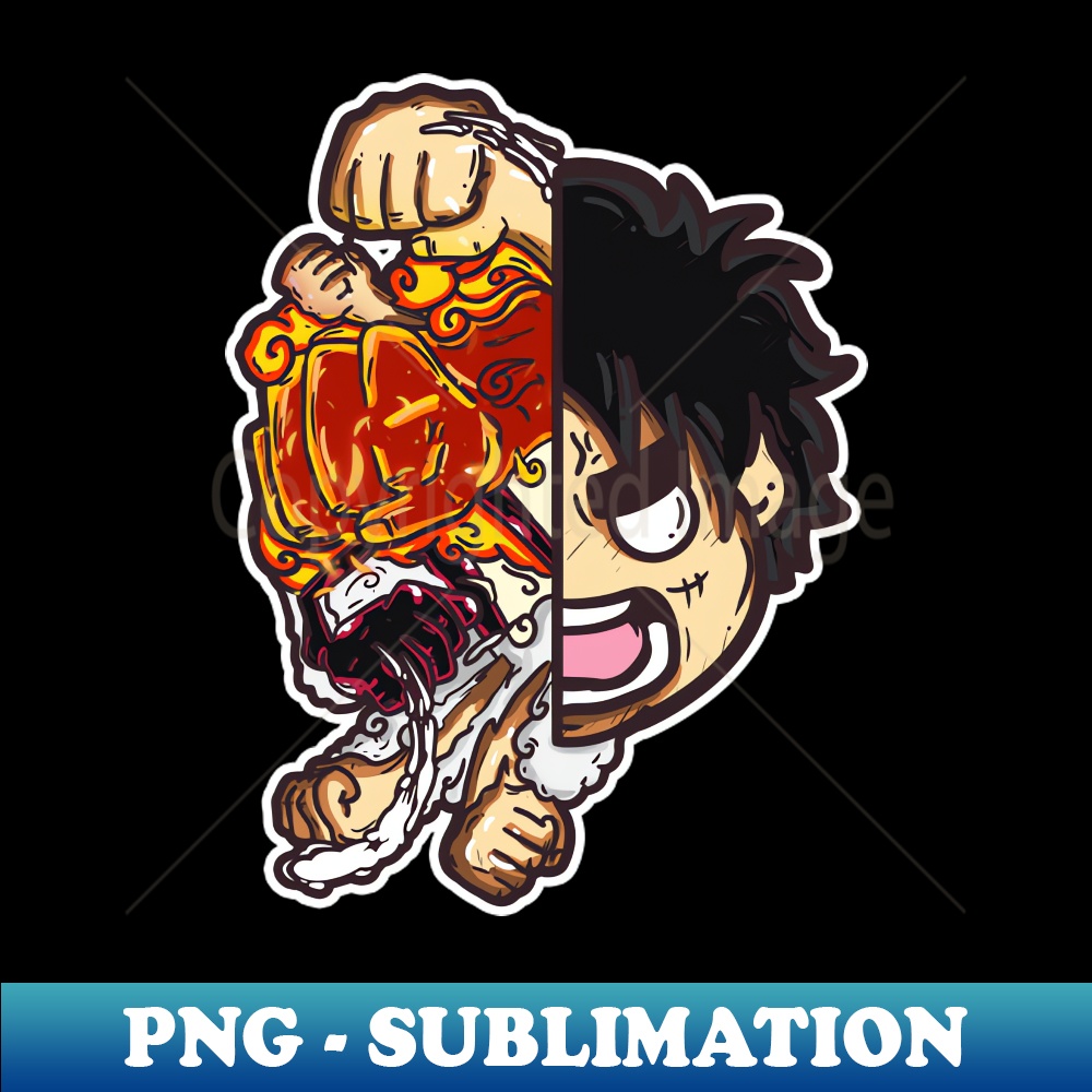 ChunkieCheeks One Piece - Luffy - PNG Transparent Digital Do | Inspire ...