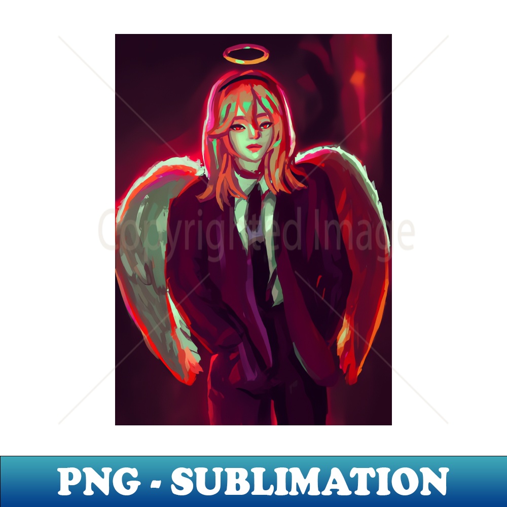 Angel Devil CSM Poster Anime fan art - Stylish Sublimation D | Inspire ...