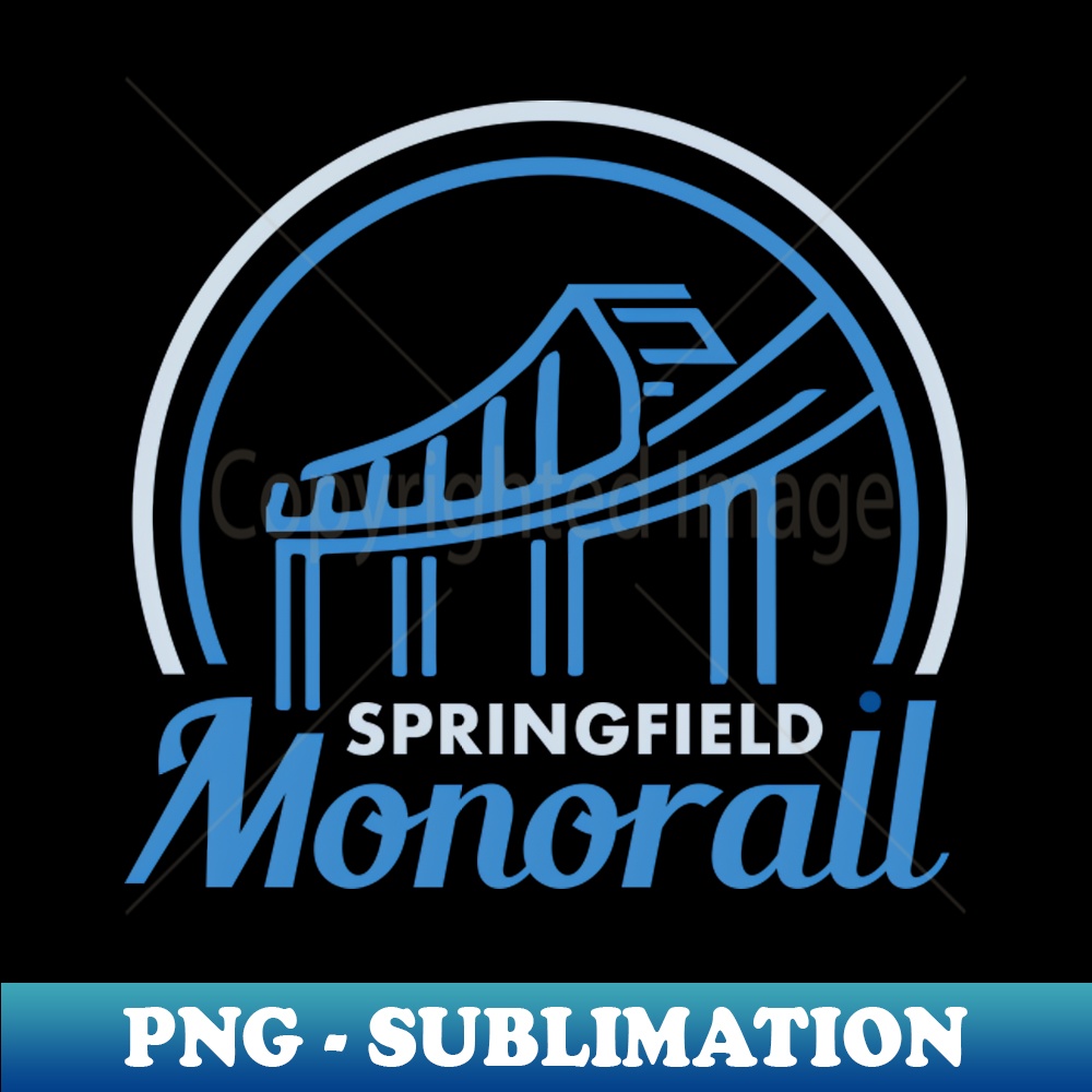 Springfield Monorail - PNG Sublimation Digital Download - Un | Inspire ...