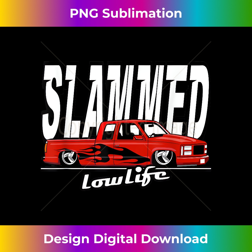 Slammed Custom Car, Lowlife, Lowered Pickup Truck. Hotrod - - Inspire ...