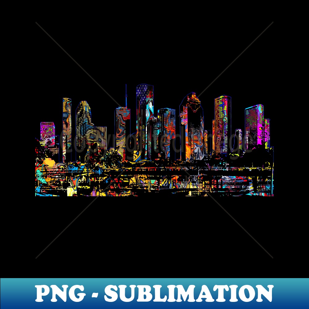 Houston covered in graffiti - Modern Sublimation PNG File - | Inspire ...