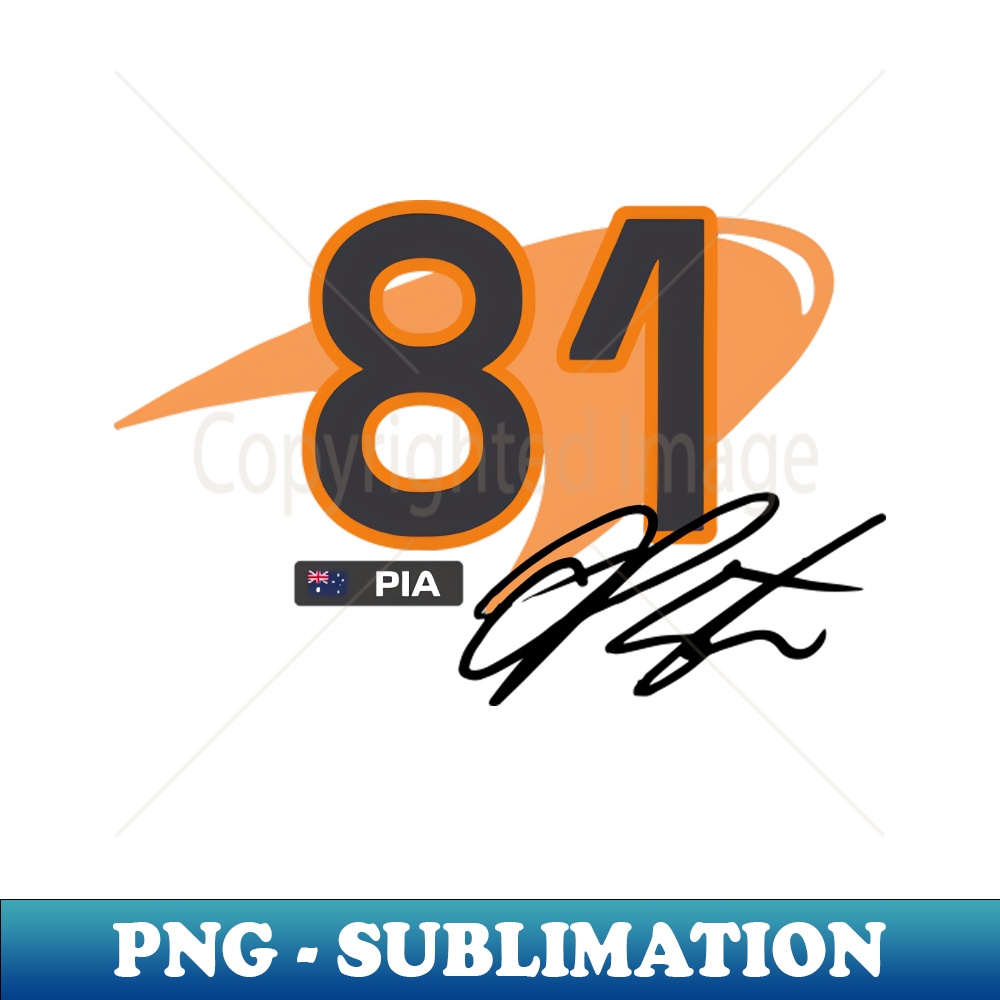 Formula 1 - Oscar Piastri Number - Professional Sublimation | Inspire ...
