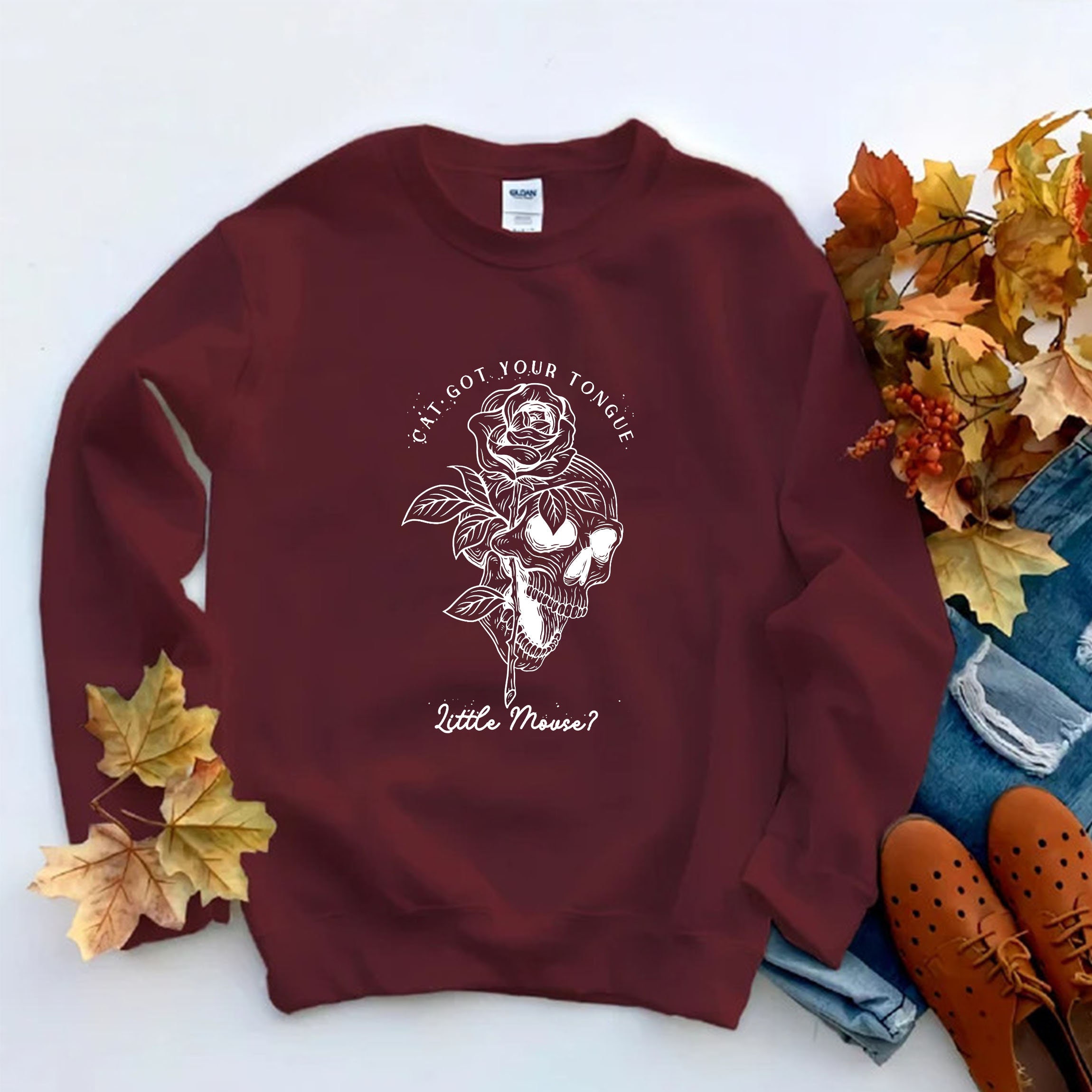 Haunting Adeline Sweatshirt Zade Book Little Mouse Dark R | Inspire Uplift