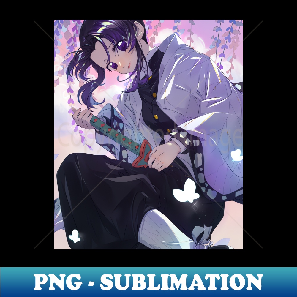 Kimetsu no Yaiba Shinobu - PNG Transparent Sublimation File | Inspire ...