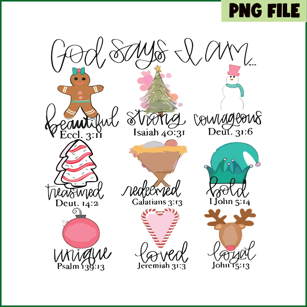 God Says PNG - Inspire Uplift