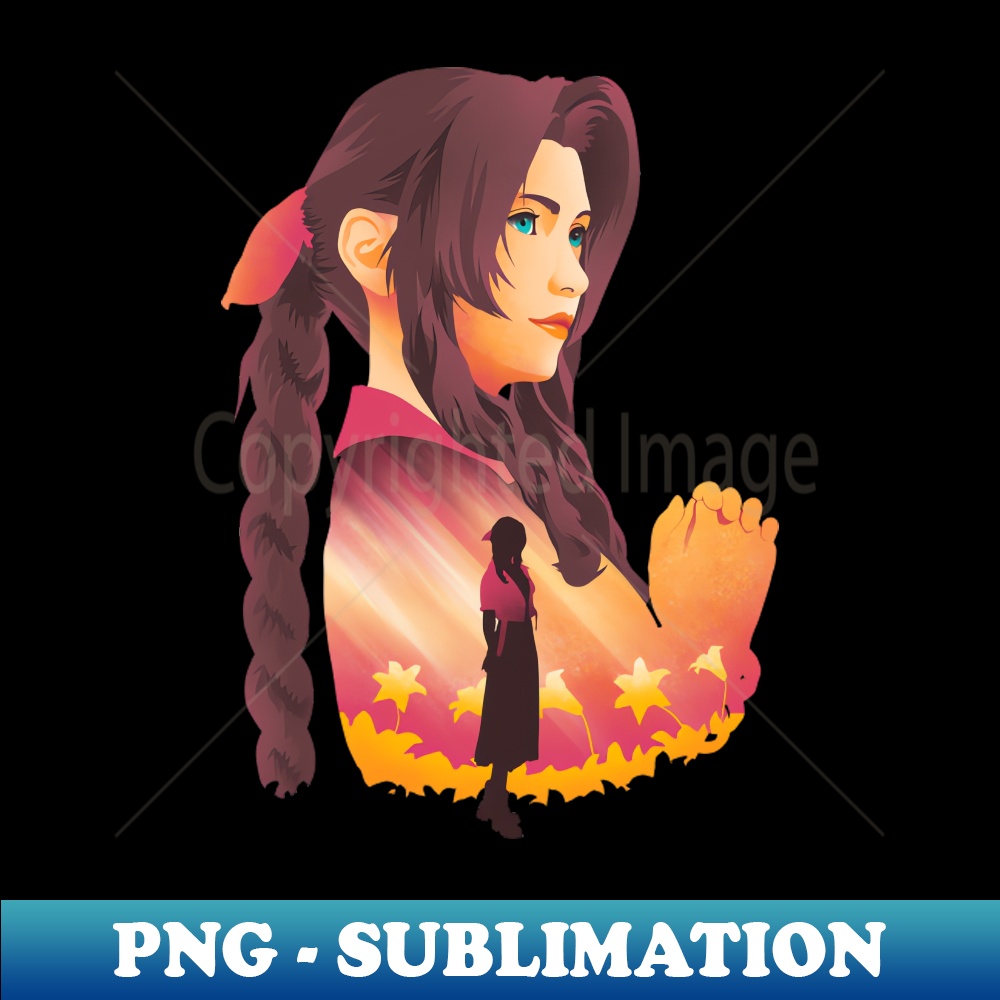 Aeriths flower - PNG Transparent Sublimation Design - Spice | Inspire ...