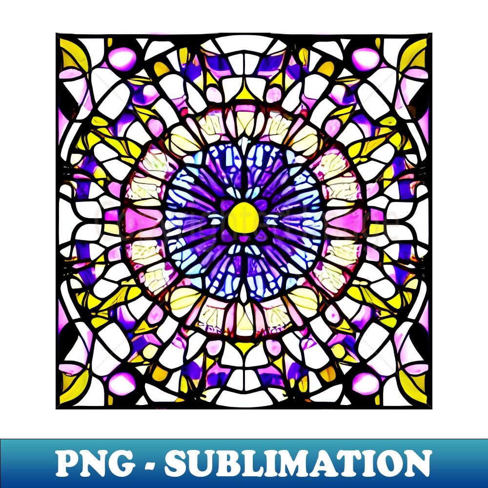 ART Stained Glass Window - Signature Sublimation PNG File - | Inspire ...