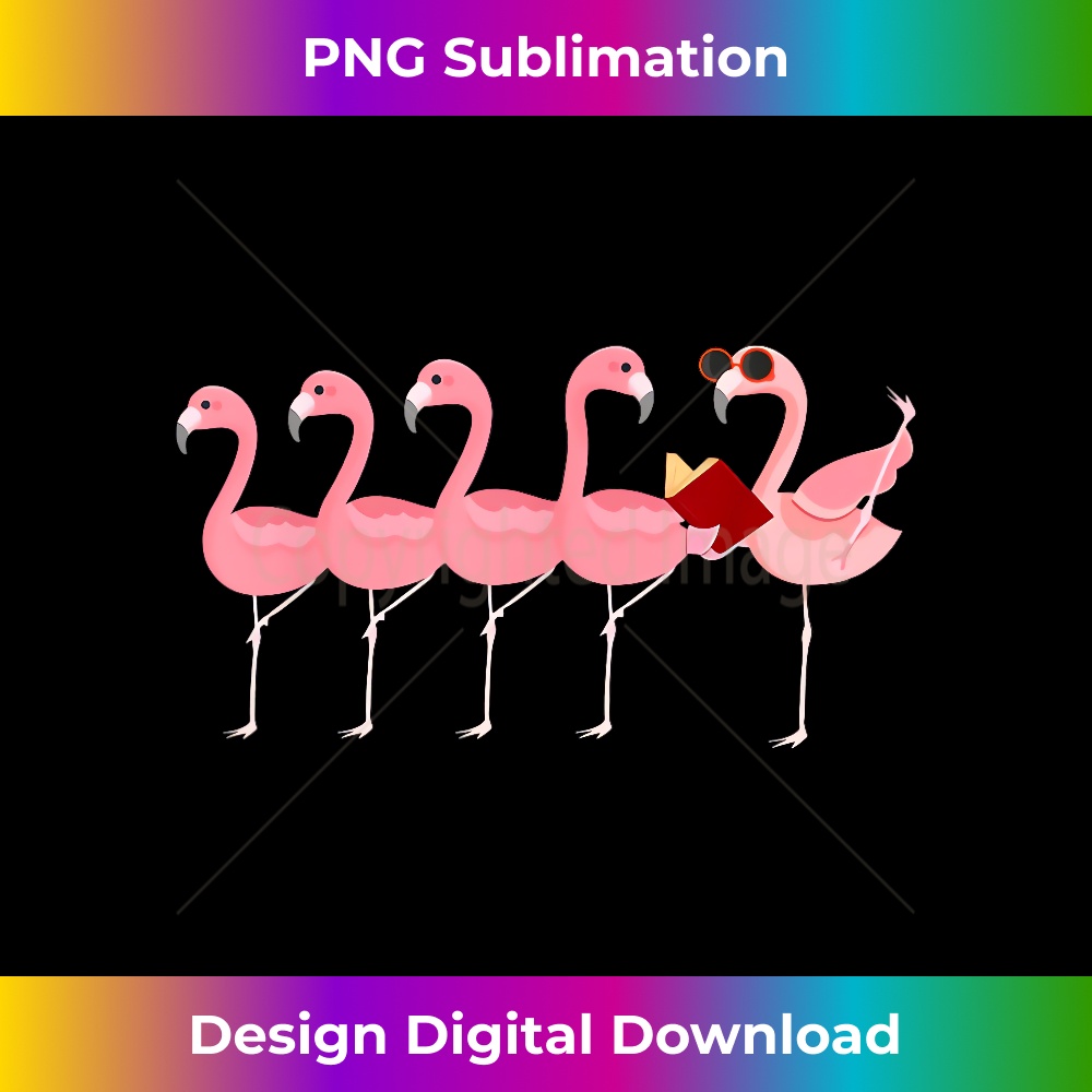 Reading book flamingo - Sublimation-Optimized PNG File - Imm | Inspire ...