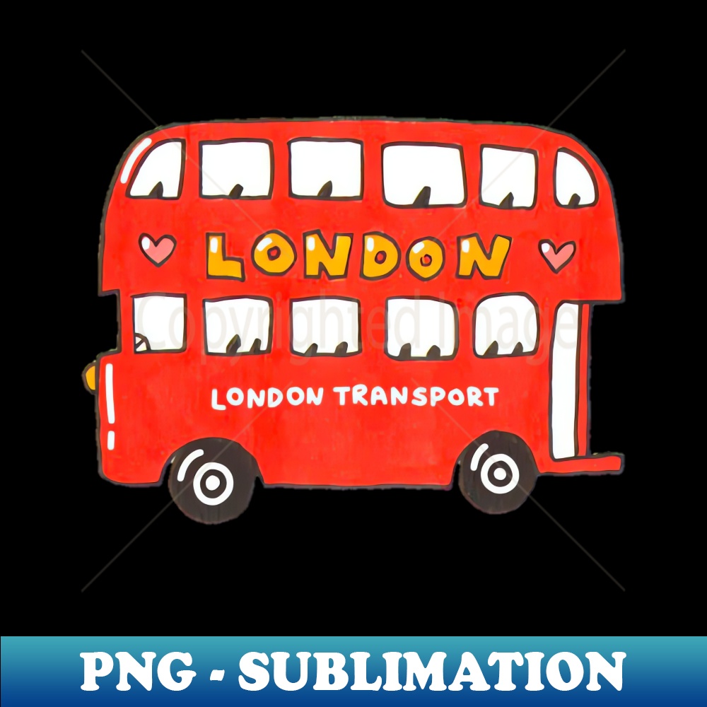 London busDrawing for fans - PNG Transparent Digital Downloa - Inspire ...