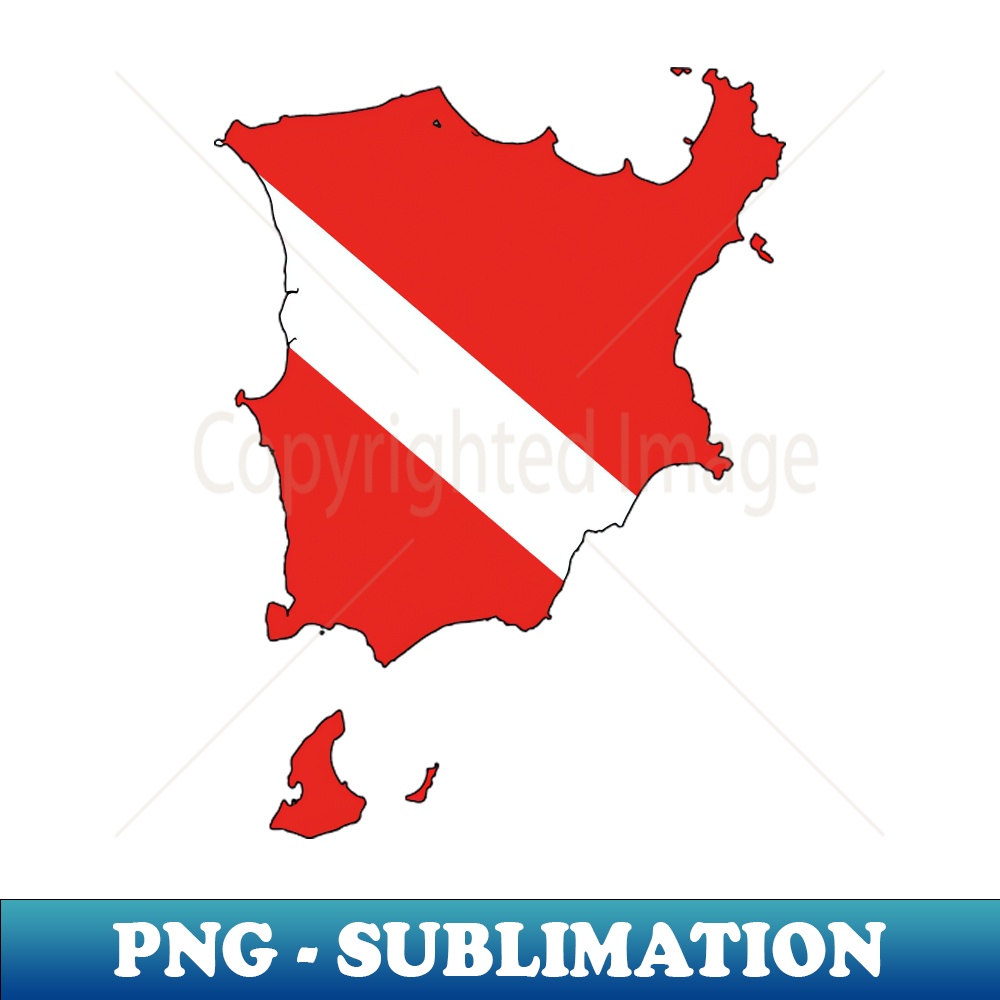 Koh Samui - Diver Down Flag Scuba Diving - High-Quality PNG - Inspire ...